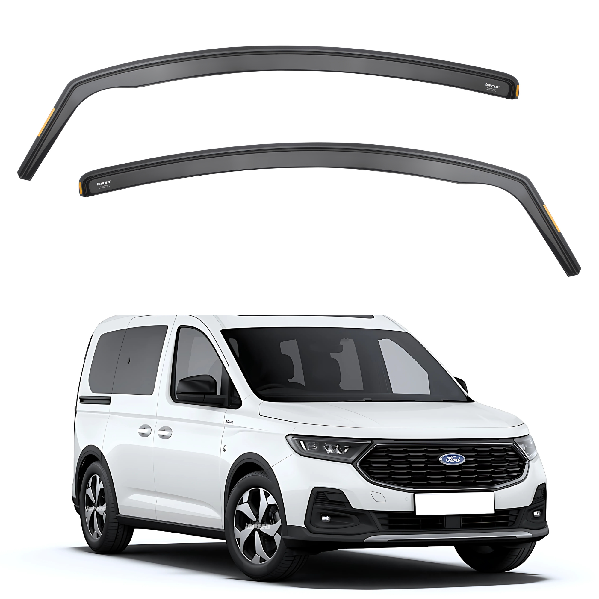 Ford Tourneo Connect MK3 2022-2025 Wind Deflectors 2pc set – ISPEED