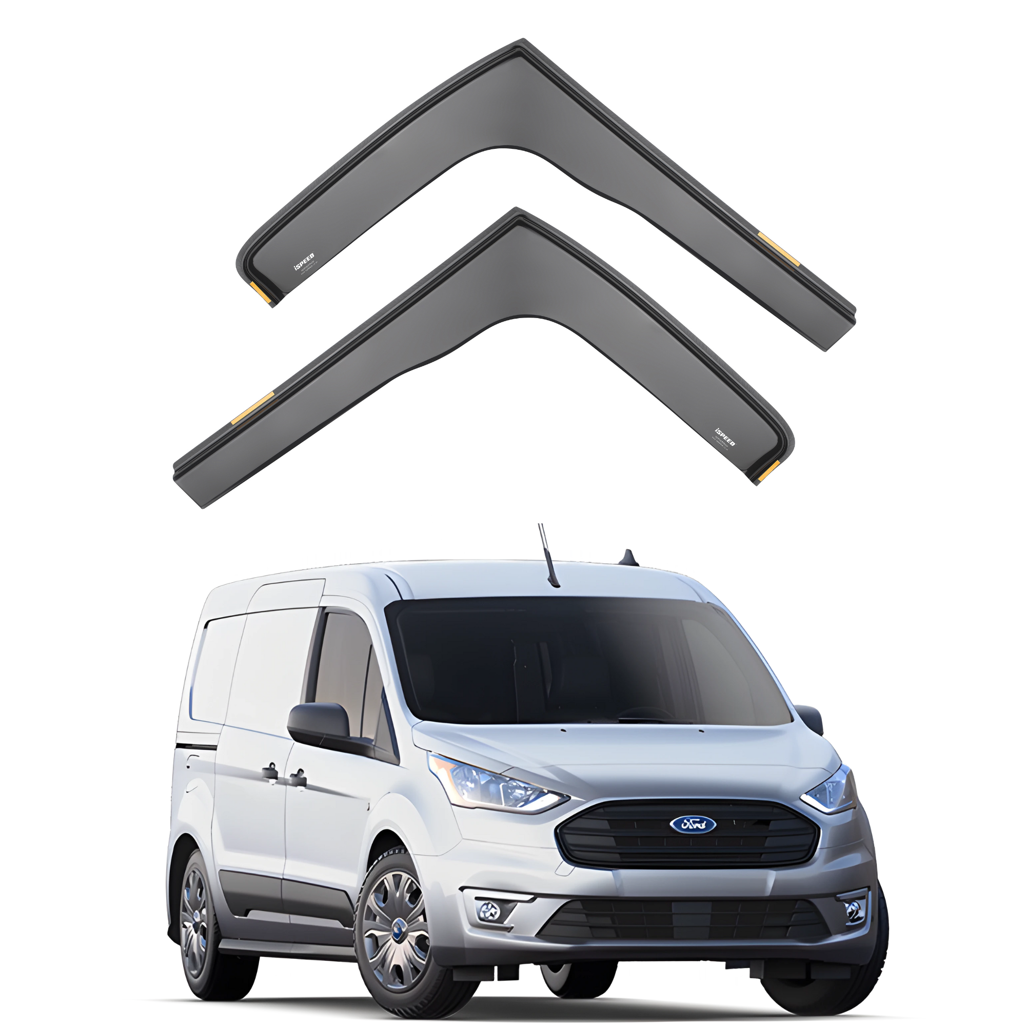 Ford Transit/Tourneo Connect MK2 2012-2022 Wind Deflectors 2pc Set – ISPEED