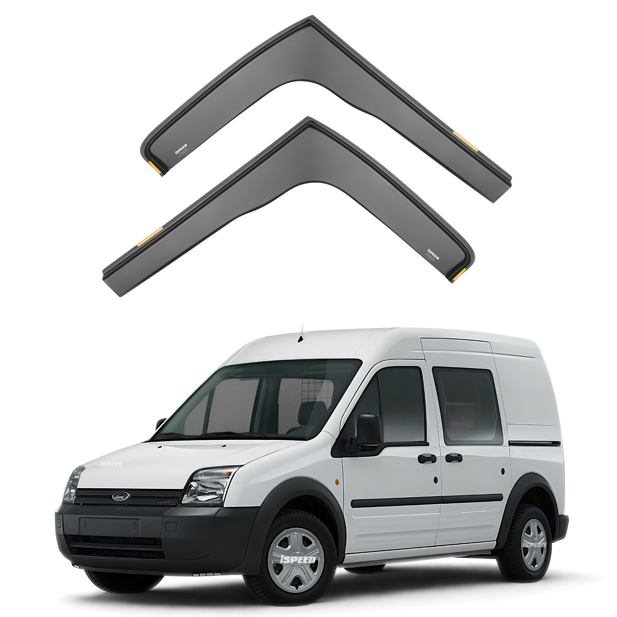 Ford Transit/Tourneo Connect MK1 2002-2013 Wind Deflectors 2pc Set – ISPEED