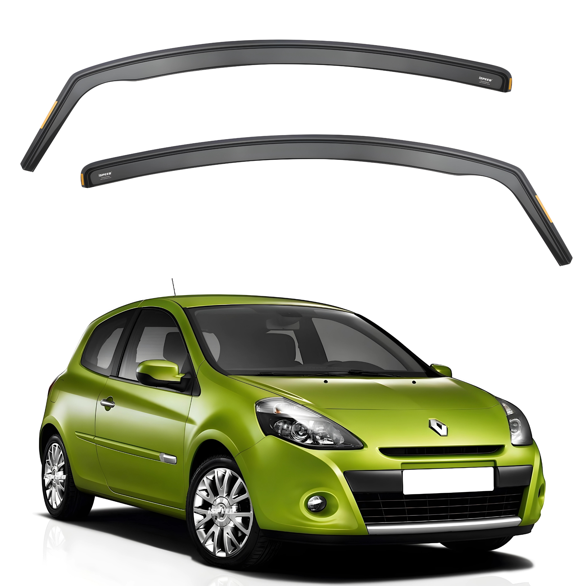 Renault Clio MK3 2005-2012 3-Door Hatchback Wind Deflectors 2pc Set ...