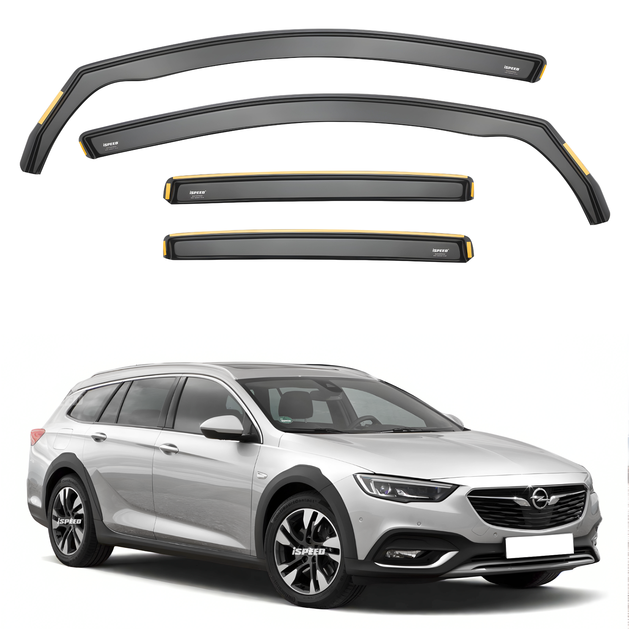 Vauxhall Insignia MK2 2017-2024 5-Door Estate Wind Deflectors 4pc Set ...