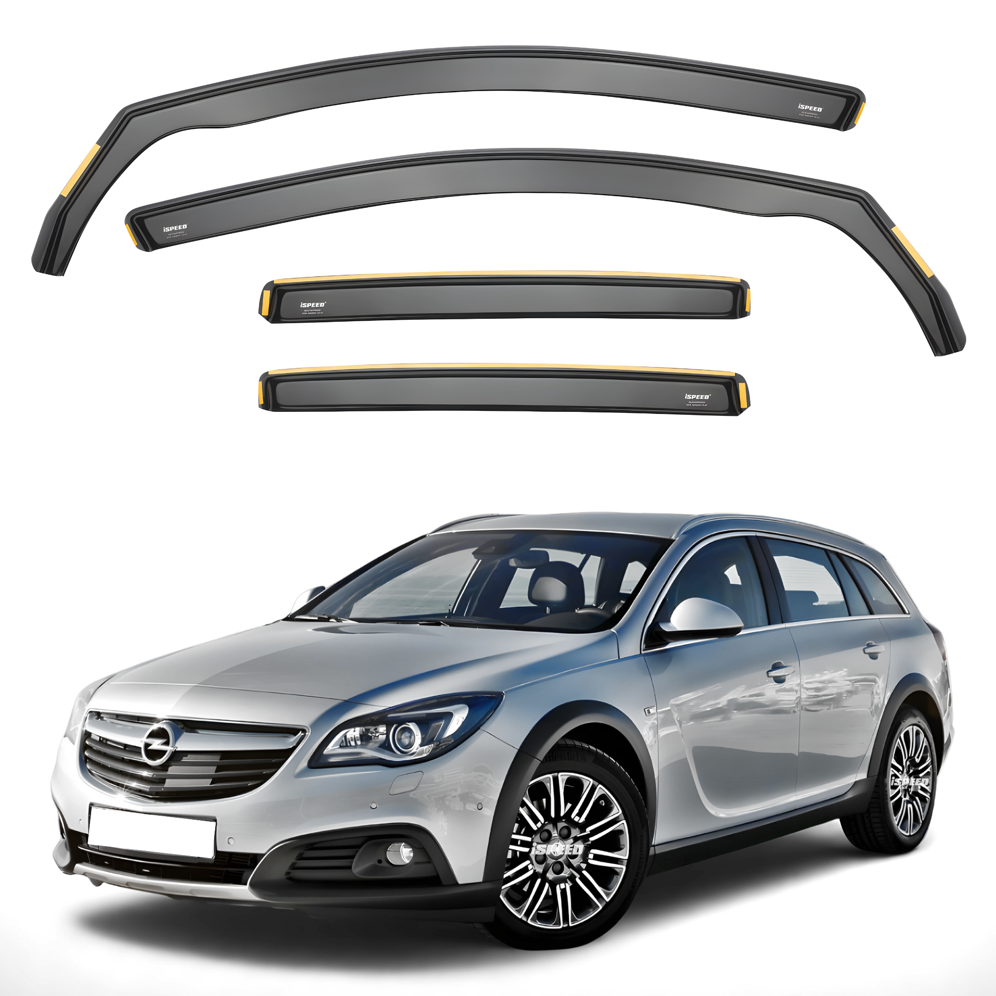 Vauxhall Insignia MK1 2009-2017 5-Door Estate Wind Deflectors 4pc Set ...