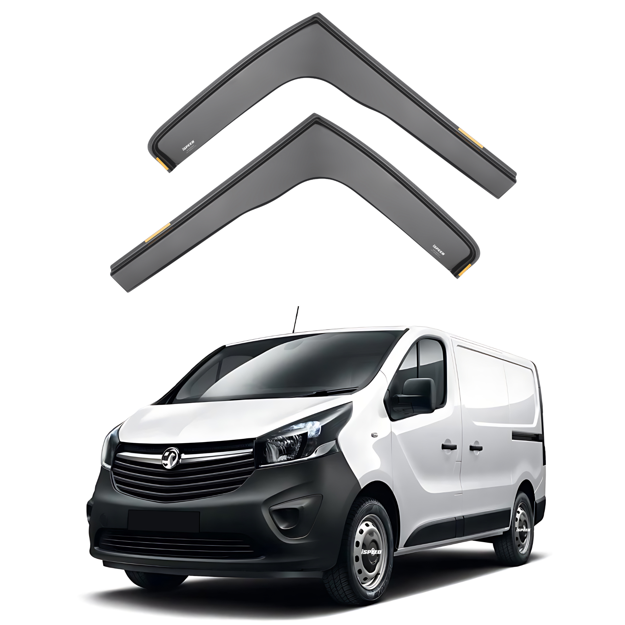 Vauxhall Vivaro MK2 2014-2019 Wind Deflectors 2pc Set – ISPEED