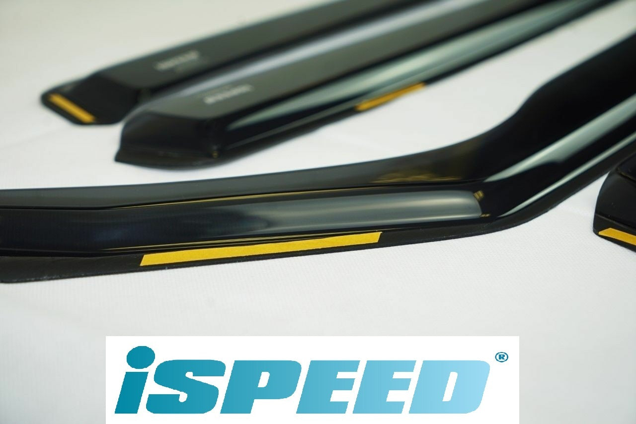 VW TIGUAN MK1 5-Doors 2008-2017 4-Pieces ISPEED Tinted Wind Deflectors